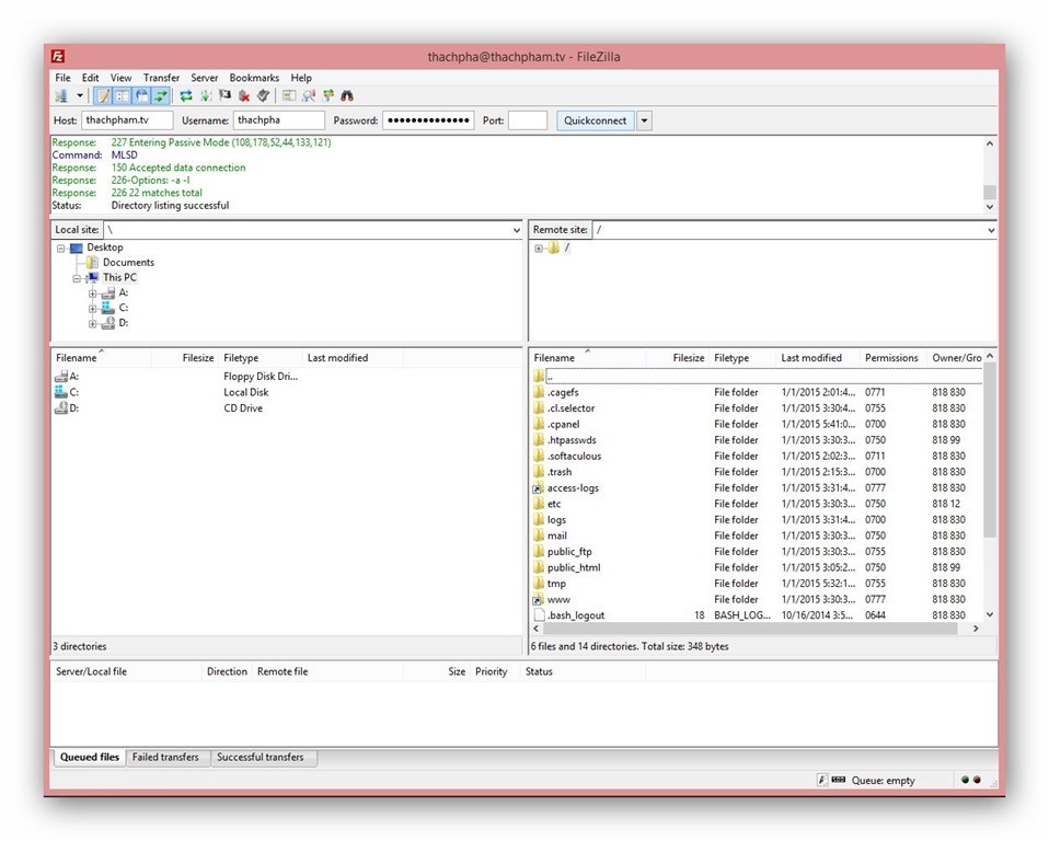 FTP là gì và cách sử dụng FTP trên host