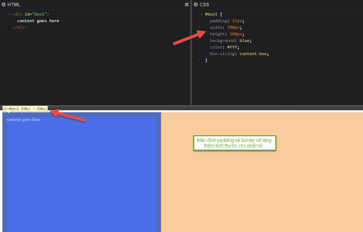 Tìm hiểu box-sizing trong CSS3
